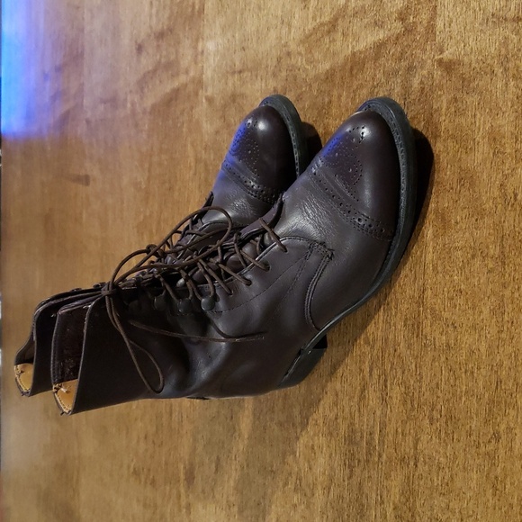 Grand Prix | Shoes | Grand Prix Brown Leather Lace Up Riding Boots 75 ...
